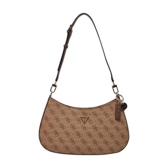 Guess Einfache Tasche mit Rei&szlig;verschluss und mehreren F&auml;chern - - Bags - Damen - Beige - ONE SIZE