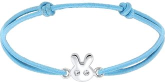 Elli Armband Kinder Hase mit Kristalle in 925 Sterling Silber