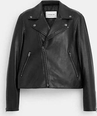 Coach Bikerjacke aus Leder