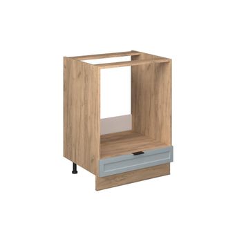 Vicco Herdumbauschrank Fame-Line, Hellblau-grau, 60 cm ohne Arbeitsplatte