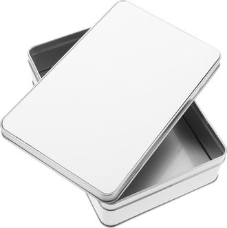 Garneck Rechteckige Sublimations eisenbox mit Deckel Leichte DIY Metall keks S&uuml;&szlig;igkeitenbox Hitzebest&auml;ndig f&uuml;r Thermotransfer Dekorative Geschenkbox f&uuml;r Hochz