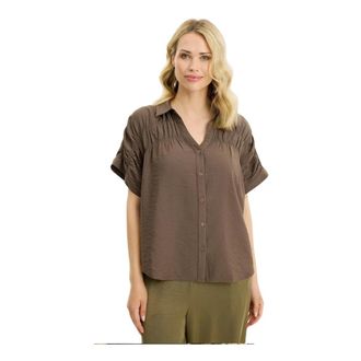 In Front IN Front, Femme, Blouses et Chemises, Brun, Taille: 40 FR Chemises