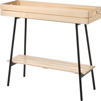 IKEA VANILJST&Aring;NG Pflanzenst&auml;nder, 67 cm, Kiefer / Schwarz