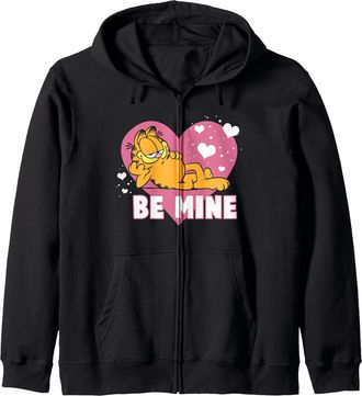 Garfield Valentines Day Be Mine Chill Pose Portrait Kapuzenjacke