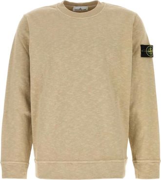 Stone Island sweat en coton à col rond - Tons neutres