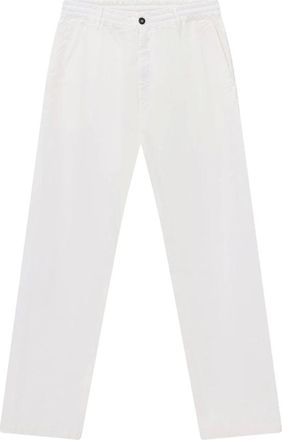C.P. Company C.p. Company, Homme, Pantalons, Blanc, Taille: M Wide Pantalons
