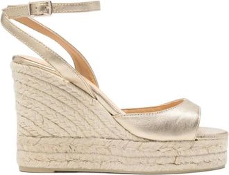 Castaner Femme, Chaussures, Jaune, Taille: 41 EU Sandales compens&eacute;es espadrilles Brook