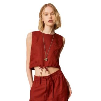 Twinset Damen, Oberteile, Braun, LGr&ouml;&szlig;e