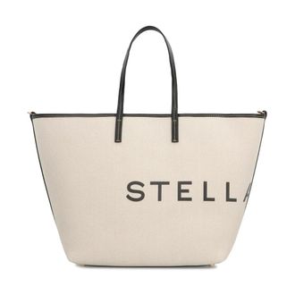 Stella McCartney Frayme Monogram Tote Bag - - Bags - Damen - Beige - ONE SIZE
