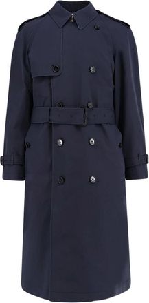 Burberry Trenchcoat - - Coats - Herren - Blau - L