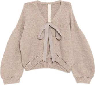 Forme Dexpression cardigan à lignes incurvées - Tons neutres