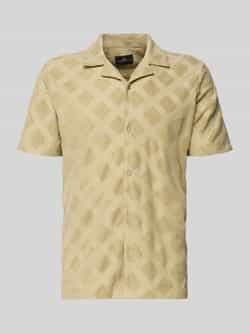 Fynch-Hatton Slim Fit Poloshirt mit Strukturmuster