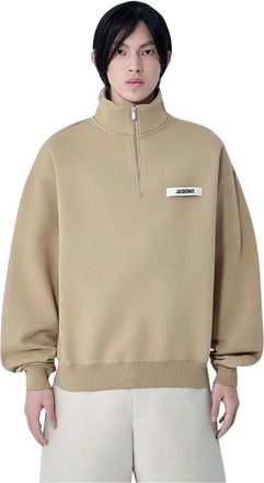 Jacquemus Homme, Sweatshirts et sweats &agrave; capuche, Beige, Taille: S SweaT-shirts & SweaT-shirts &agrave; capuche