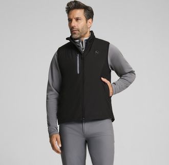 Puma Hielands Golfweste Herren, Kleidung, Schwarz, L