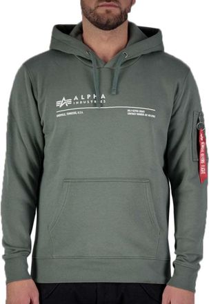 Alpha Industries AI Reflective Hoody Kapuzensweat für Herren Vintage Green