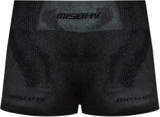 Misbhv Misbhv, Femme, Shorts, Noir, Taille: 40 FR Activewear Printed Jersey Shorts