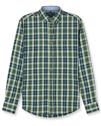 Olymp Casual, Regular Fit, Baumwollhemd mit Tartanmuster in