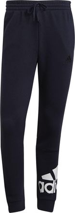 adidas Herren Essentials Fleece Tapered Cuff Logo Hose, Legend Ink/White, XL