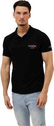 Iceberg Homme, Tops, Noir, Taille: XL Basic Polo