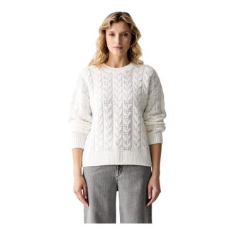 Guess Damen, Strickwaren, Wei&szlig;, SGr&ouml;&szlig;e