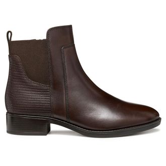 Geox Damen D Felicity Ankle Boot, Dunkelbraun, 36.5 EU