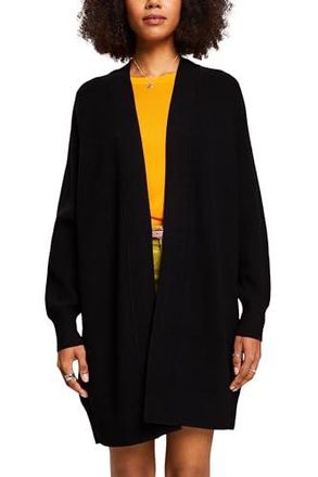 Esprit 103EE1I344 Cardigan, 001/BLACK, UK7 / 41EU / US8 Femme