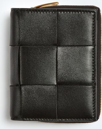 Bottega Veneta Portefeuille Zipp&eacute; Bi-fold Cassette Petit Format - Bottega Veneta