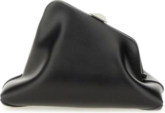 The Attico Day Off Kleine Leder Clutch - - Bags - Damen - Schwarzk - ONE SIZE