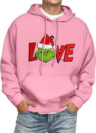 Generic Pull De No&euml;l Grinch Sweats &Agrave; Capuche Homme Pyjama Survetement 2025 Hoodie Pulls,Gilets Et Sweats Adulte Veste Moche D&eacute;guisement Femme Costume Sweatshi