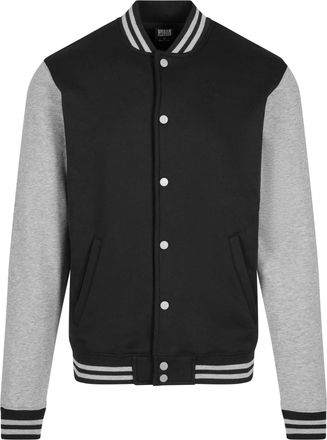 Urban Classics College Sweatjacke f&uuml;r Herren (Schwarz/Grau)