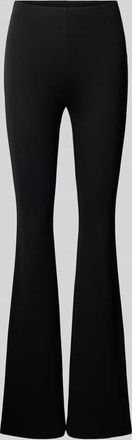 Review Flared Fit Stoffhose aus Viskose-Mix