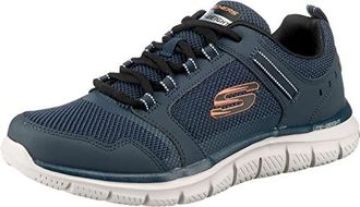 Skechers Chaussures de Sport pour Homme 232001, Bleu Marine/Orange., 40 EU
