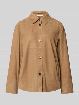 Marc O'Polo Regular Fit Lederjacke aus echtem Leder