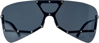 Rick Owens Lunettes de soleil Tower - Homme - Accessoires - Noir - Taille: ONE Size