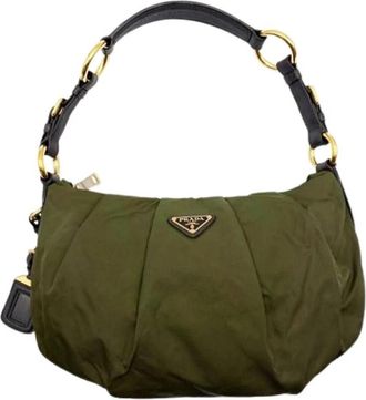 Prada Pre-owned Vintage Schultertasche - - Pre-owned - Damen - Gr&uuml;n - ONE SIZE