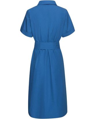 Brigitte von Sch&ouml;nfels Midikleid Hemdblusenkleid mit Bindeg&uuml;rtel