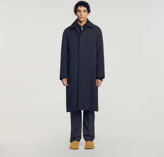 Sandro Manteau oversize et long