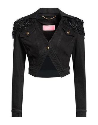 Elisabetta Franchi MANTEAUX - Manteaux en jean sur YOOX.COM