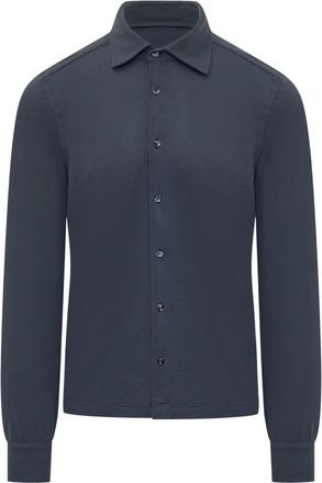 Malo Homme, Chemises, Bleu, Taille: 4XL Chemise &agrave; manches longues