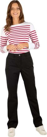 Armor Lux Damen Trimaran Klassische Hose, Schwarz, 40 EU