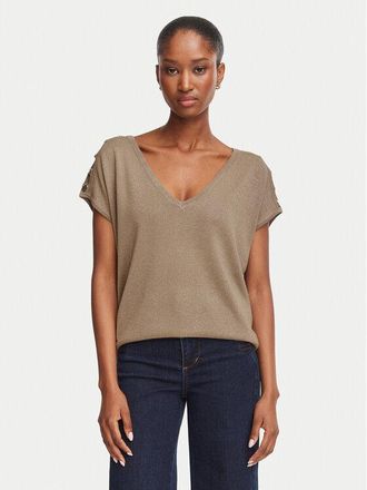 Morgan Bluse 262-MRINGO Dunkelbeige Oversize