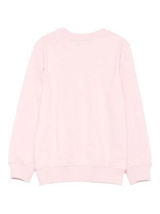 Moschino Logo Cotton Sweatshirt - Pink