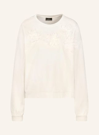 Monari Monari Sweatshirt Mit Pailletten beige