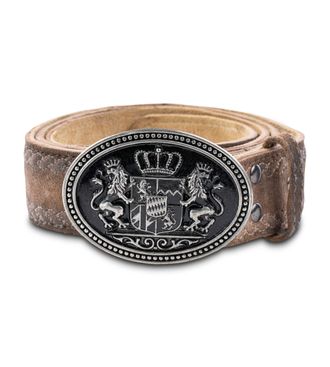 Sch&ouml;neberger Trachten Couture Trachteng&uuml;rtel Matteo mit eleganten Stickereien - Echtleder G&uuml;rtel aus der Meisterst&uuml;ckserie - Original Sch&ouml;neberger Trachten Lederhosen Lederg&uuml;rtel m