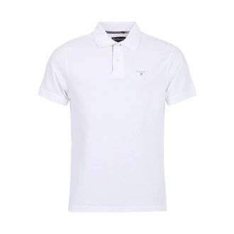 Barbour Tartan Pique Polo Wei&szlig; - - Tops - Herren - Wei&szlig; - XL