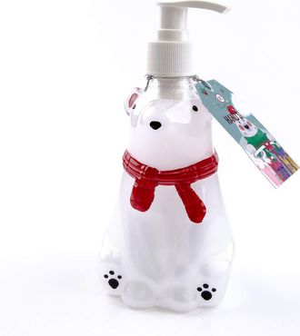 Accentra Accentra Seifenspender Eisbär mit Flüssigseife - Weihnachtliche Seife im Eisbären mit Marshmallow Duft - Weihnachts-deko für das Badezimmer - 300ml Ha