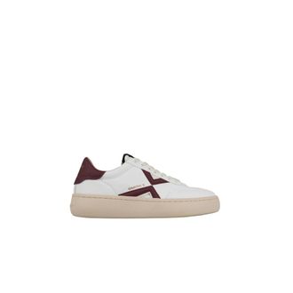 Alexander Smith Ocean Donna in Wei&szlig; mit seitlichem Logo und dunkelrotem Absatz - - Shoes - Damen - Wei&szlig; - 37 EU
