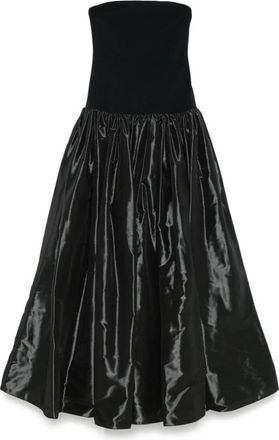 Coperni Femme, Robes, Noir, Taille: 32 FR Robe Noire sans Manches avec Jupe &Eacute;vas&eacute;e