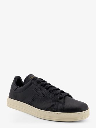 Tom Ford Mens Sneakers Warwick Leather Black Trainers