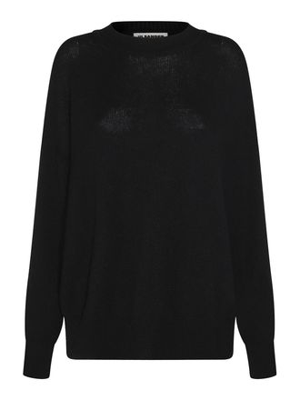 Jil Sander Pull Col Rond - Noir
